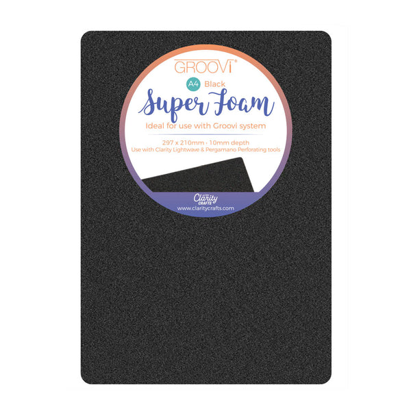 A4 Black Super Foam – Claritystamp
